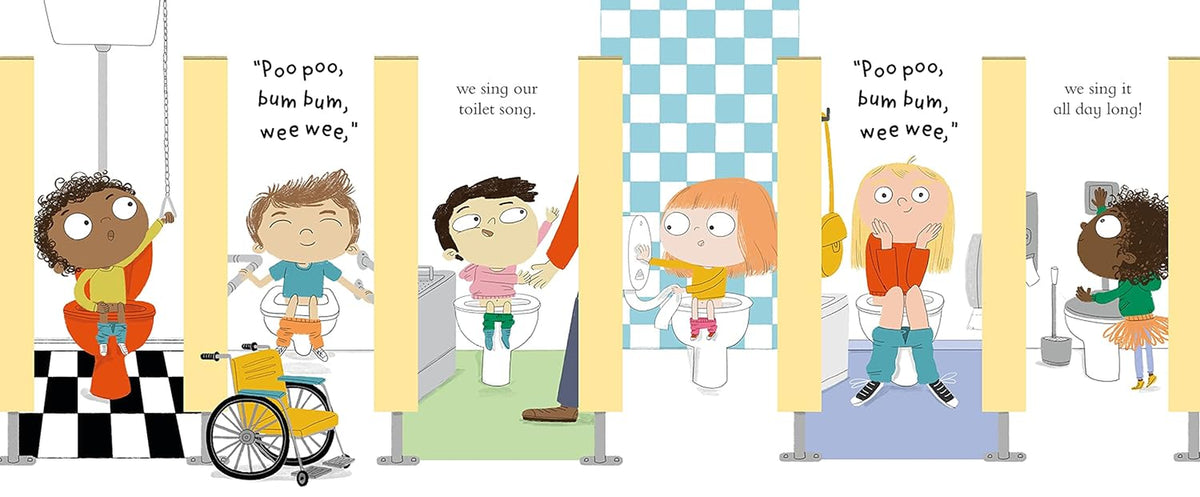 Poo Poo Bum Bum Wee Wee: a Rhyming Toilet Training Book – Tin Sign ...