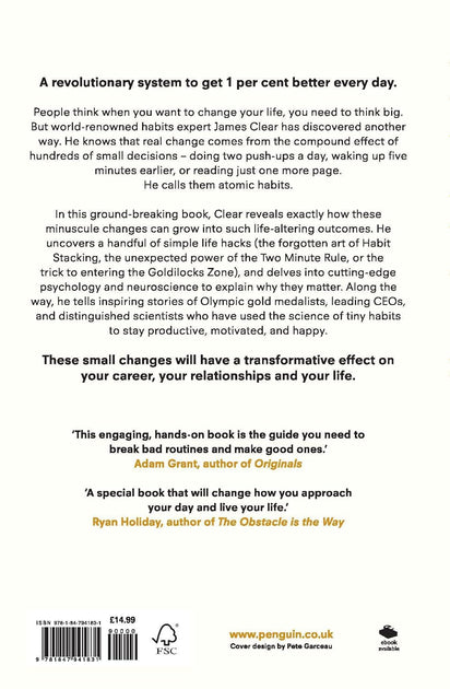 Atomic Habits: Tiny Changes, Remarkable Results – Tin Sign Factory ...