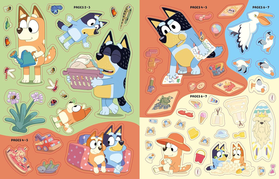 Bluey: Let'S Stick!: a Sticker Book – Tin Sign Factory Australia