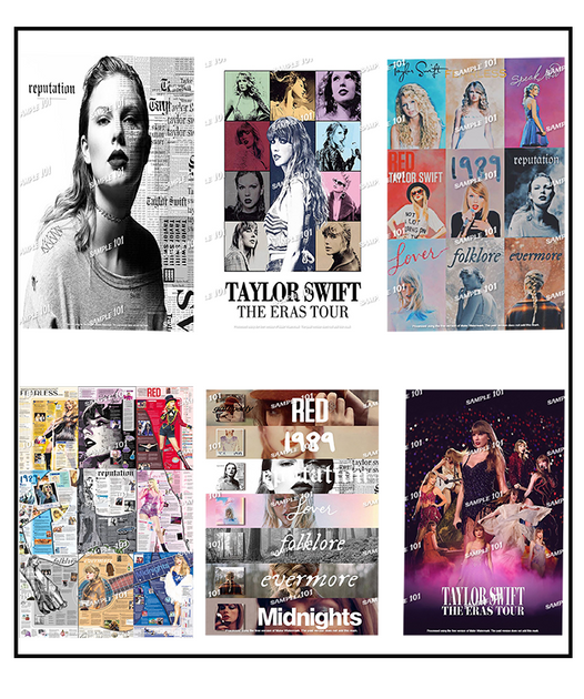 Taylor Swift Home Fan Collection Room Bedroom Café Décor Tin Metal Sig ...