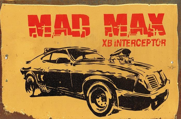 Mad Max metal sign 20 x 30 cm – Tin Sign Factory Australia