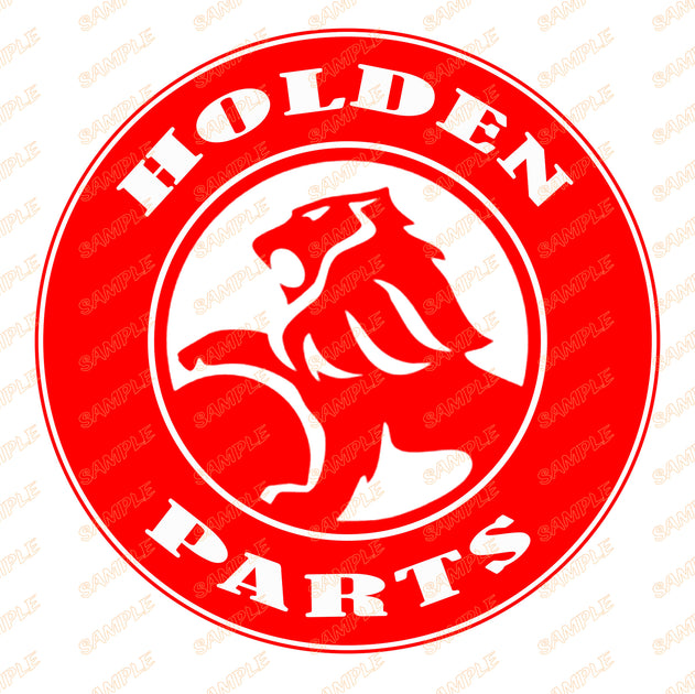 HOLDEN PARTS Retro/ Vintage Round Metal Sign Man Cave, Wall Home Décor ...