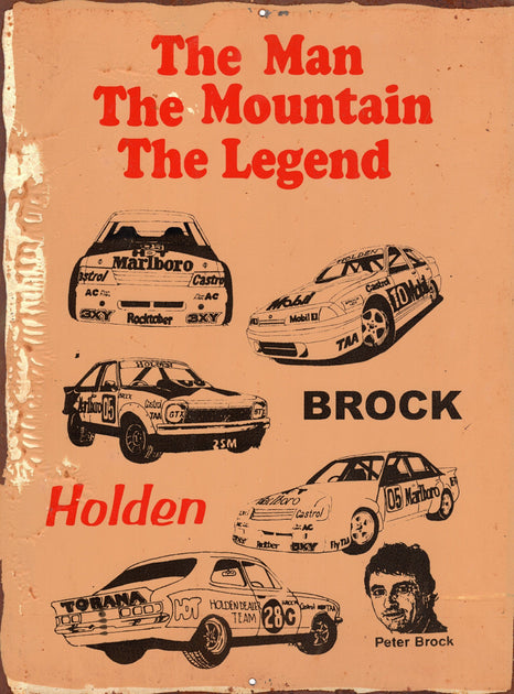 Brock Holden Legend metal sign 30x 40 cm – Tin Sign Factory Australia