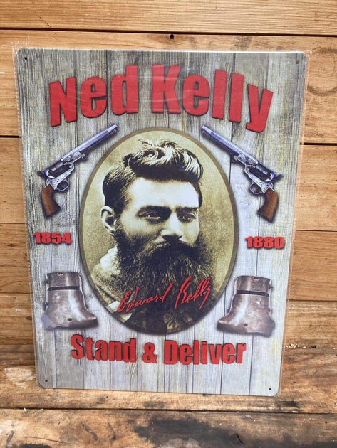 NED KELLY Vintage Garage Home Pub Tin Metal Sign – Tin Sign Factory ...