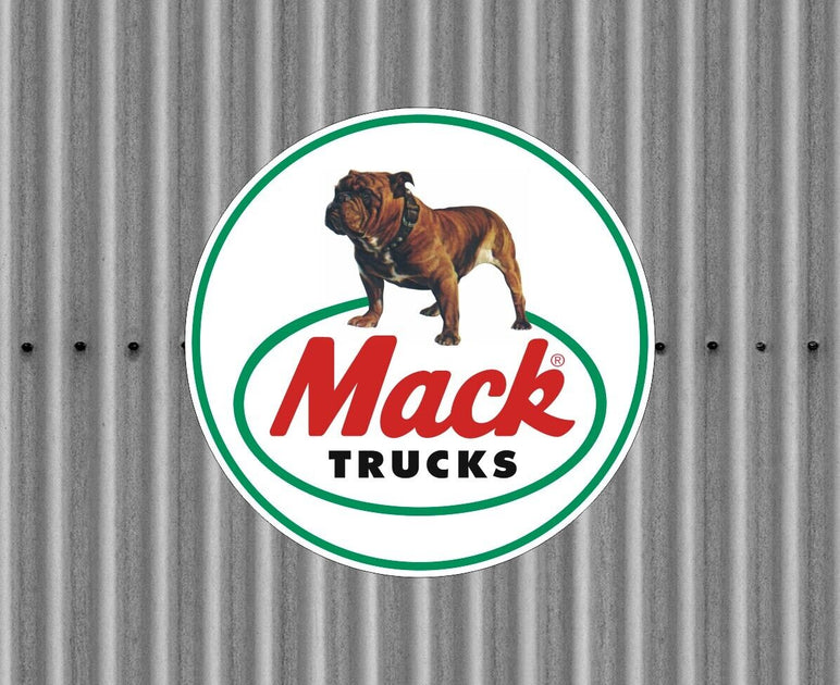 Mack Trucks Logo large 560mm round metal sign free post – Tin Sign ...